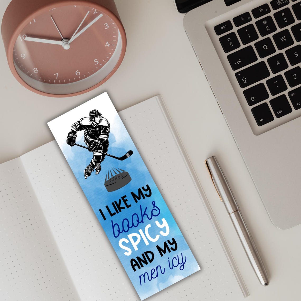 Hockey Romance Printable Bookmarks, Ice Hockey Reader, in My Hockey ...