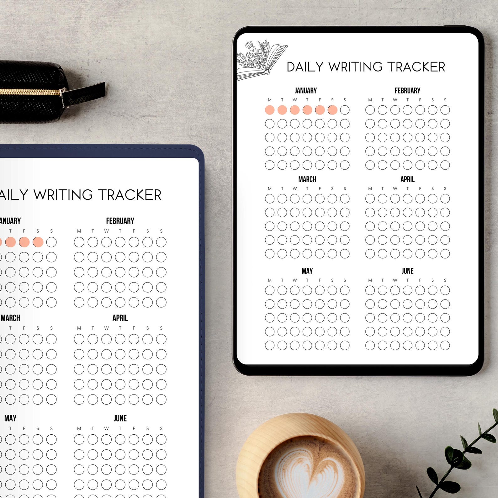 Monthly Writing Tracker, Word Count Tool, Book Planning, Novel Planner ...