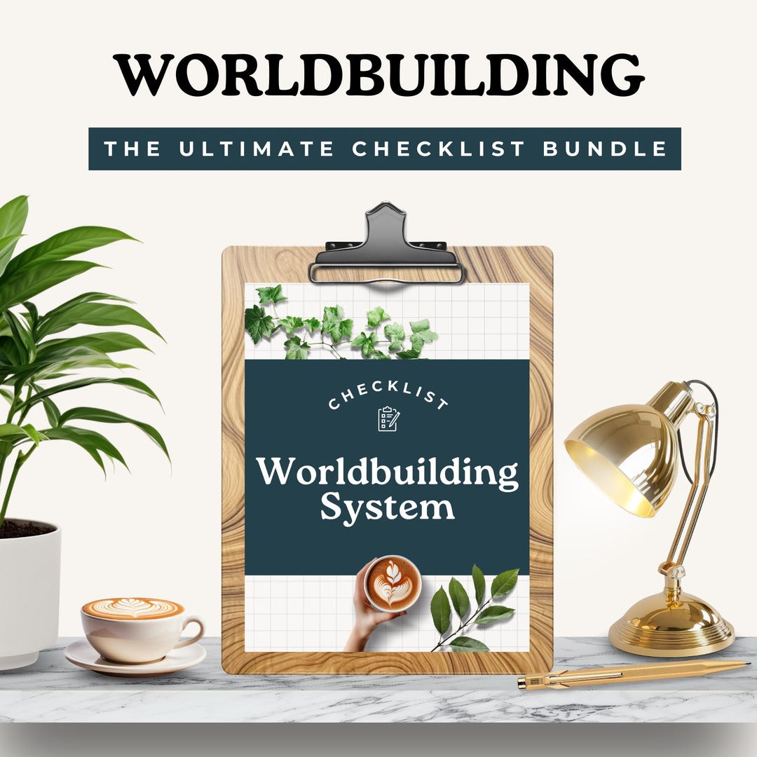 Fantasy Worldbuilding Checklist, Novel World Creation Planner ...