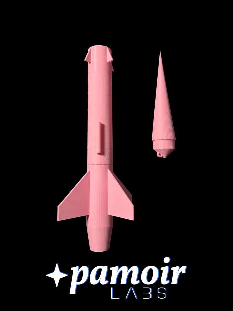 Reusable MODEL ROCKET Shell | 1x Bullpup 12-D | Easy Set-up ...