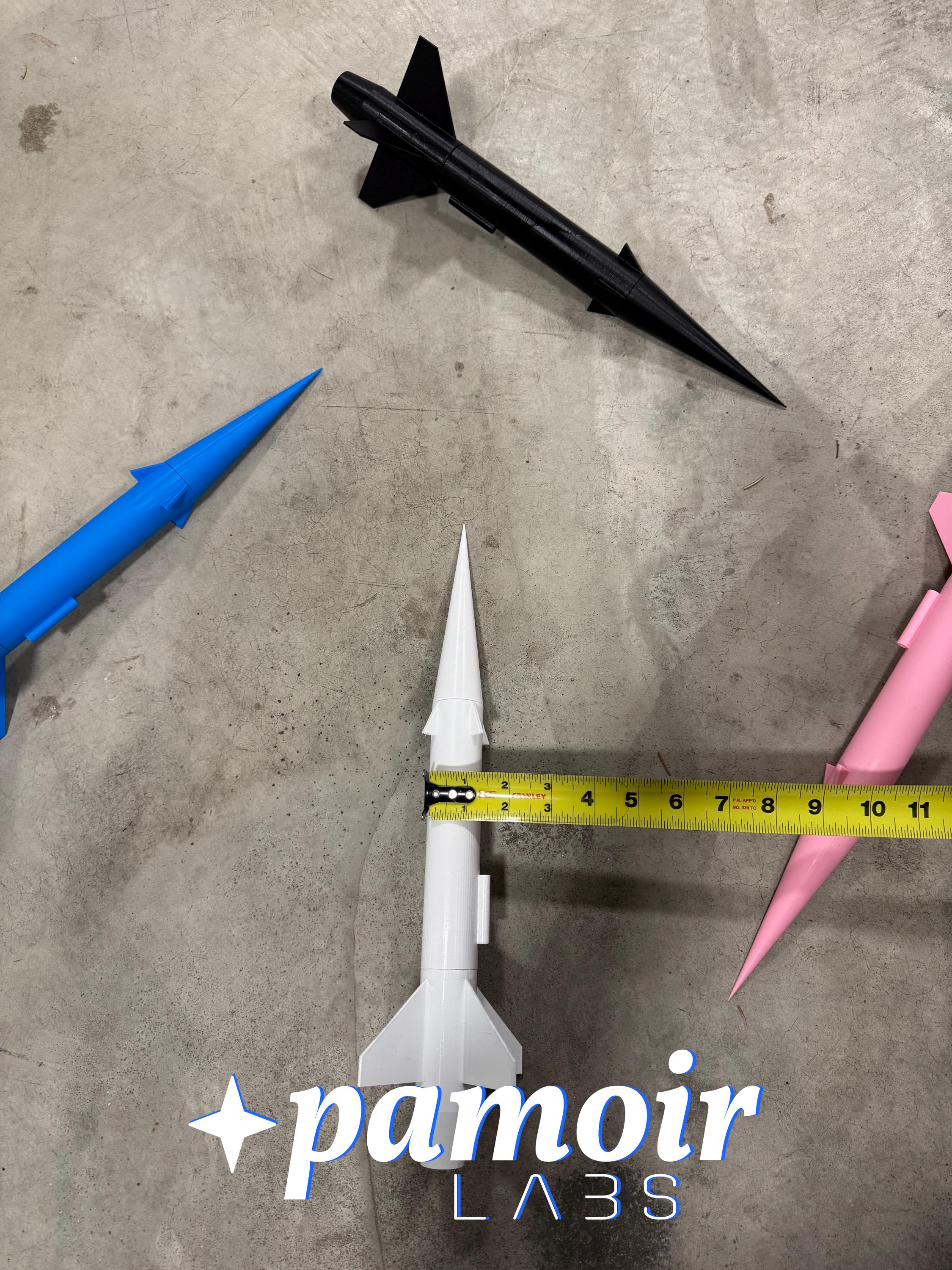 Bullpup 12-D Model Rocket Shell: Easy Assembly, Launch Lug Included - Etsy