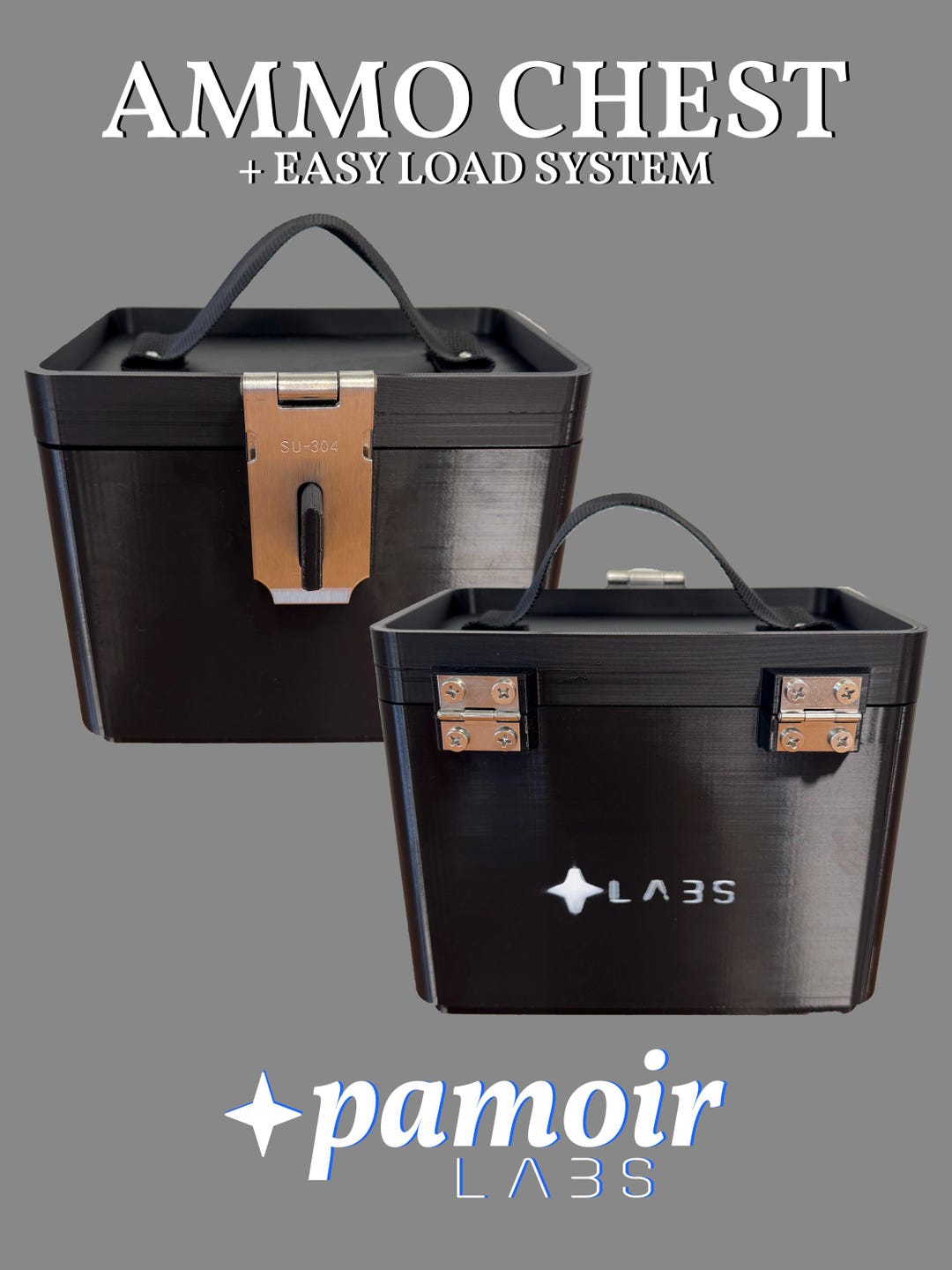 Handmade Ammo Chest With Easy Load System: Stackable 1000 Round Storage ...