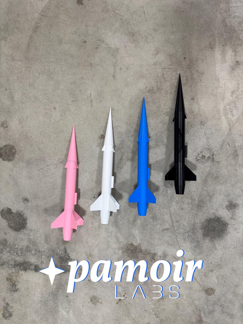 Reusable MODEL ROCKET Shell | 1x Bullpup 12-D | Easy Set-up ...