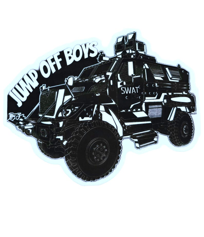 Jump off Boys SWAT Vinyl Decal - Etsy