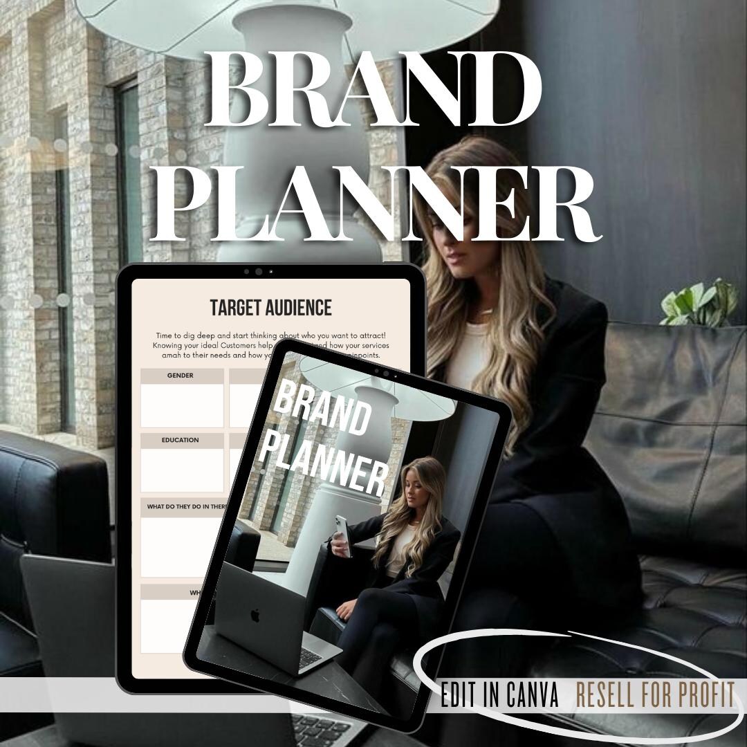 Editable Planner, Strategy, Private Label Rights, Business Plan, Edit ...