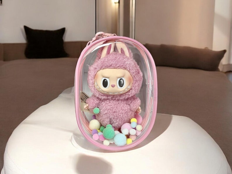 Mini Clear Toy Backpack - Plush L33 Doll Bag - Cute Hanging Bag - Etsy