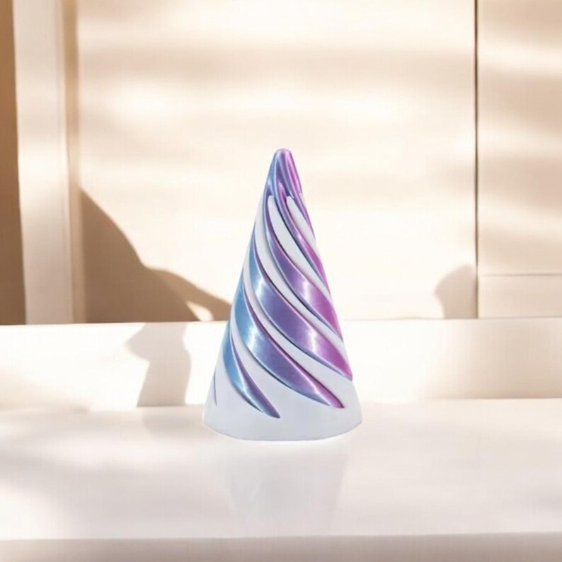 Mini Vortex Optical Illusion Spinner - Toy Cone Sculpture Gadget ...