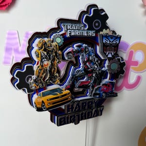 Cake Topper Transformers - Etsy