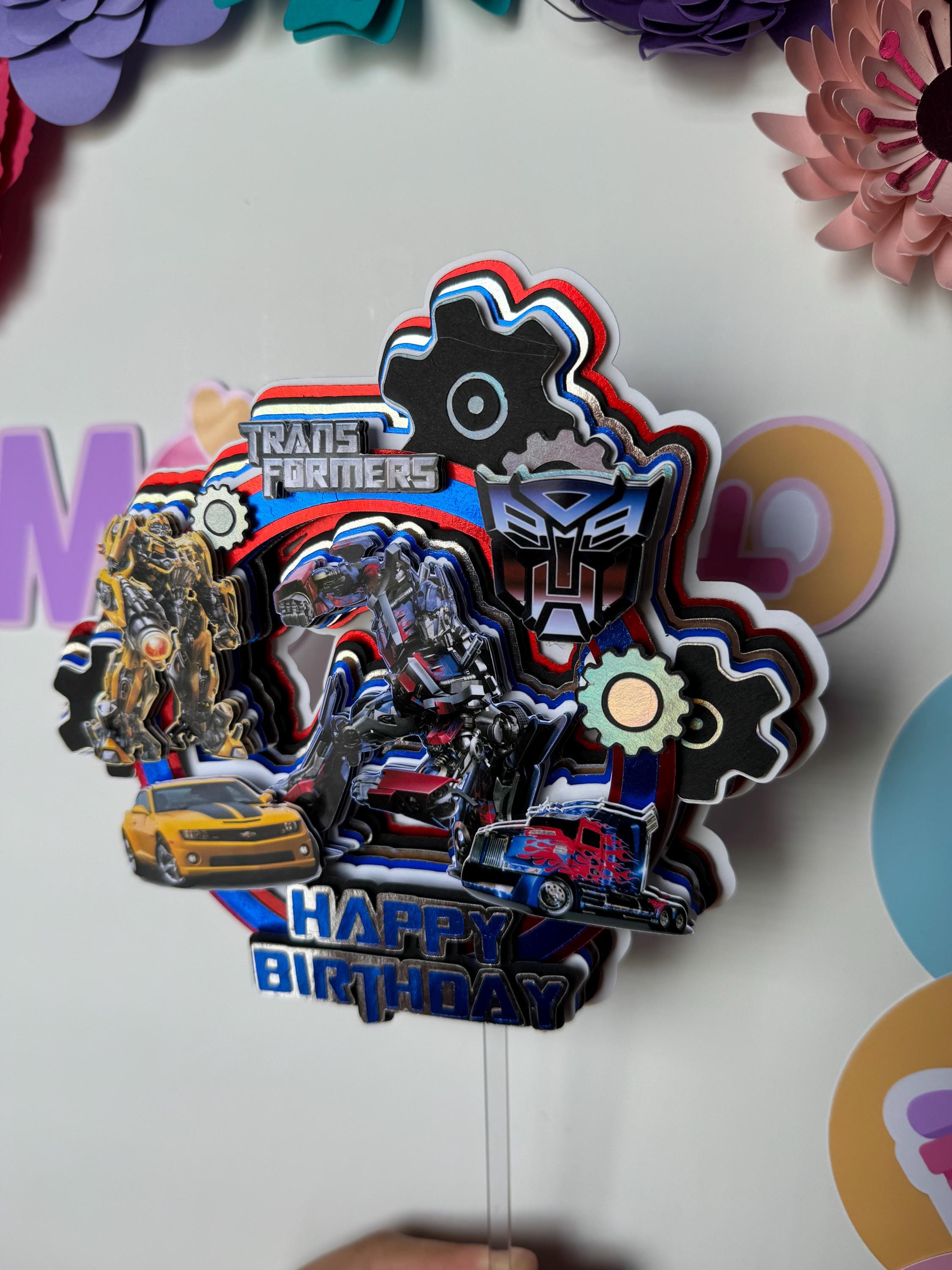 Cake Topper Transformers - Etsy