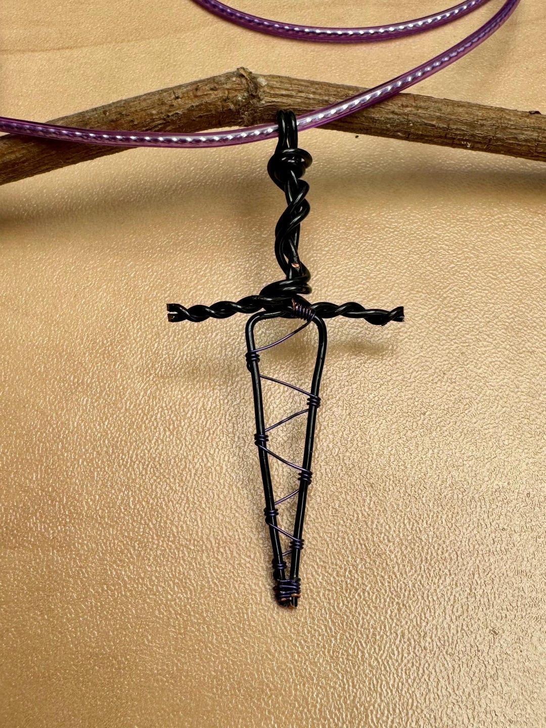 Wire Wrapped Sword Pendant - Etsy