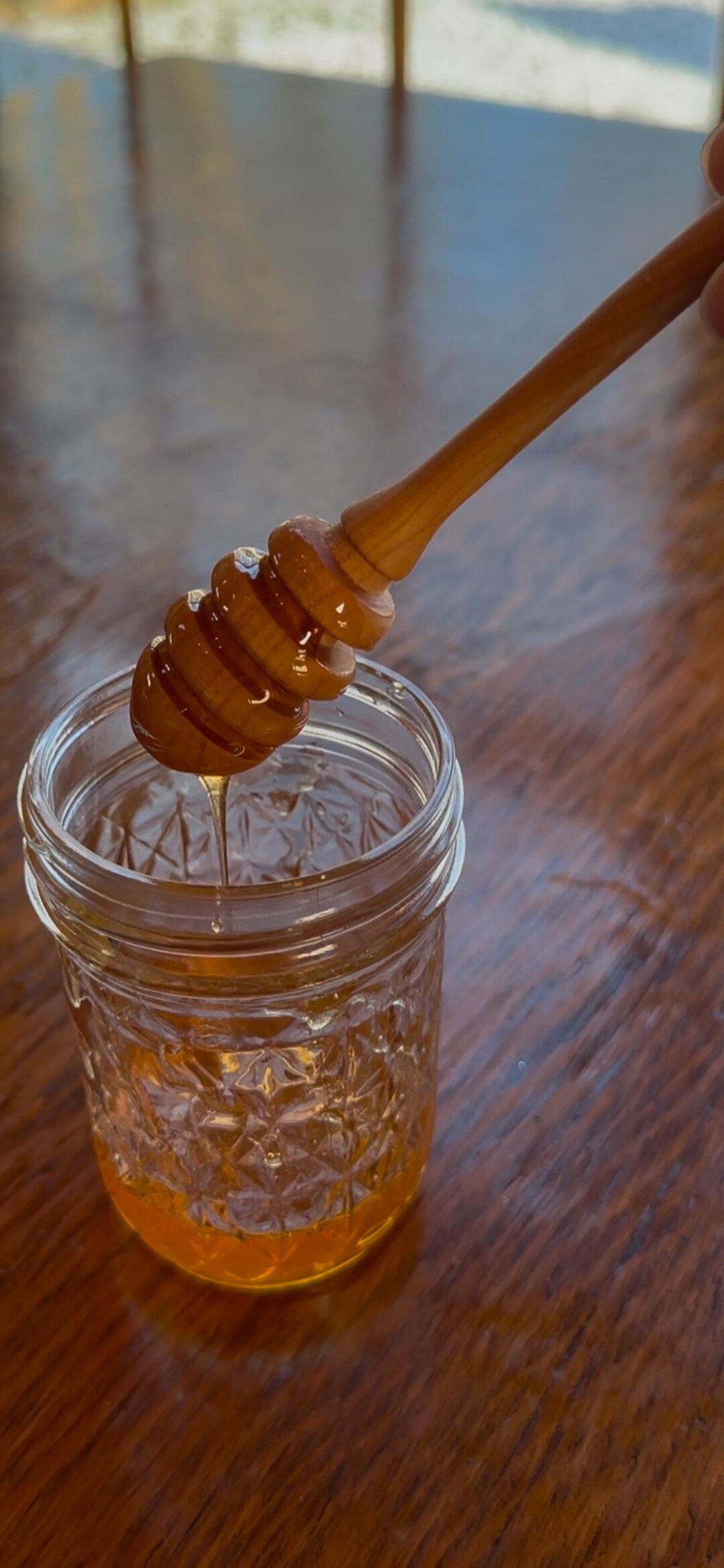 Hand Turned Honey Dipper, Honey Drizzler, Honey Stick, Honey Spoons ...