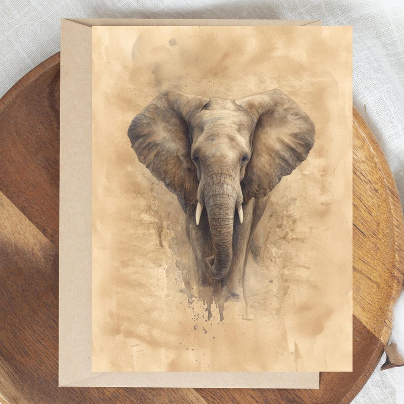 Wildlife Thank You Card - Etsy