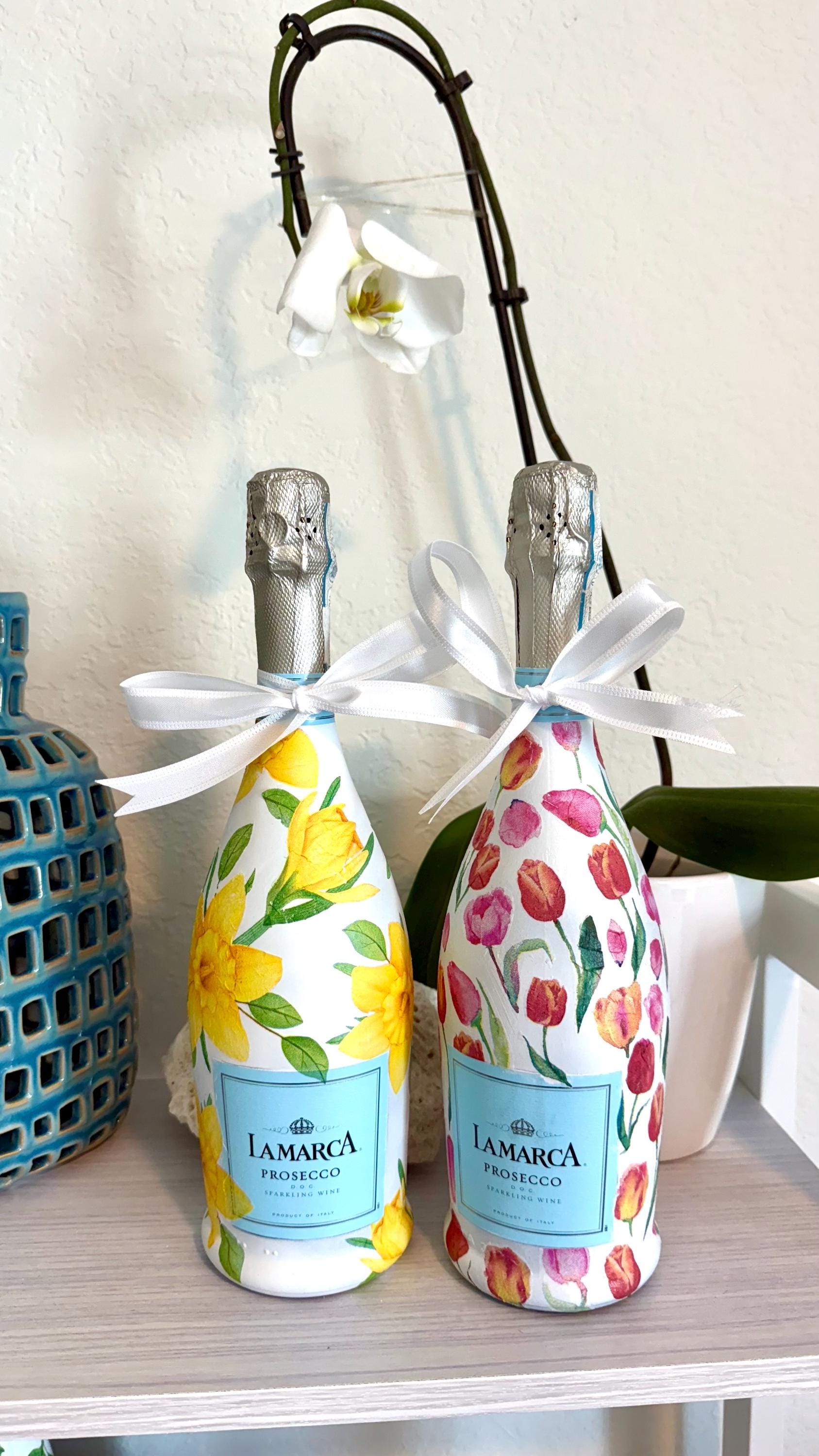 Decoupage Bottle - Etsy