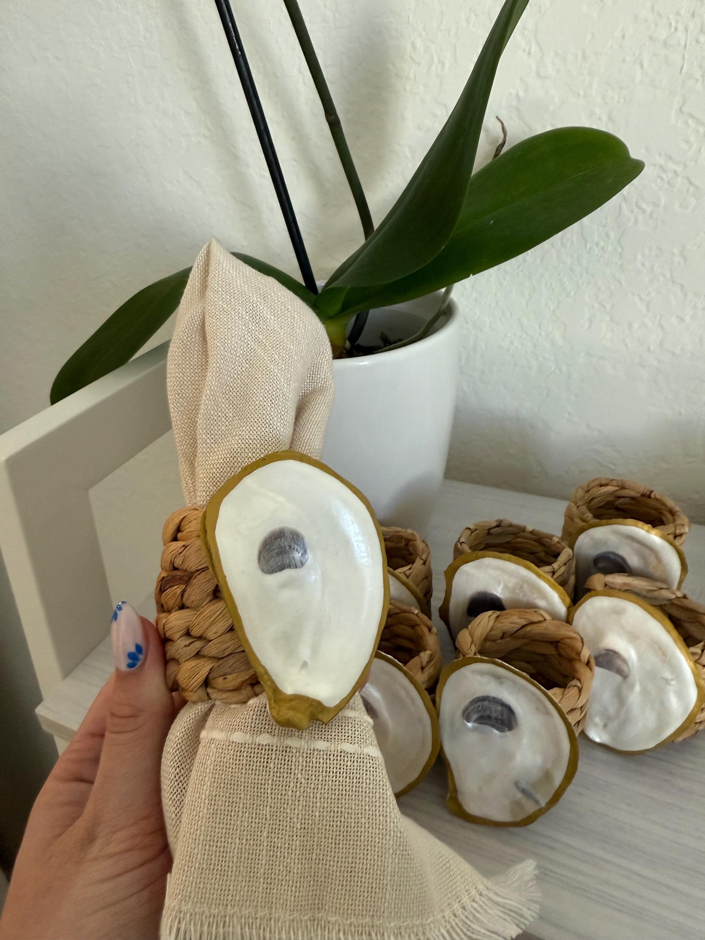 Oyster Shell Napkin Holders - Etsy