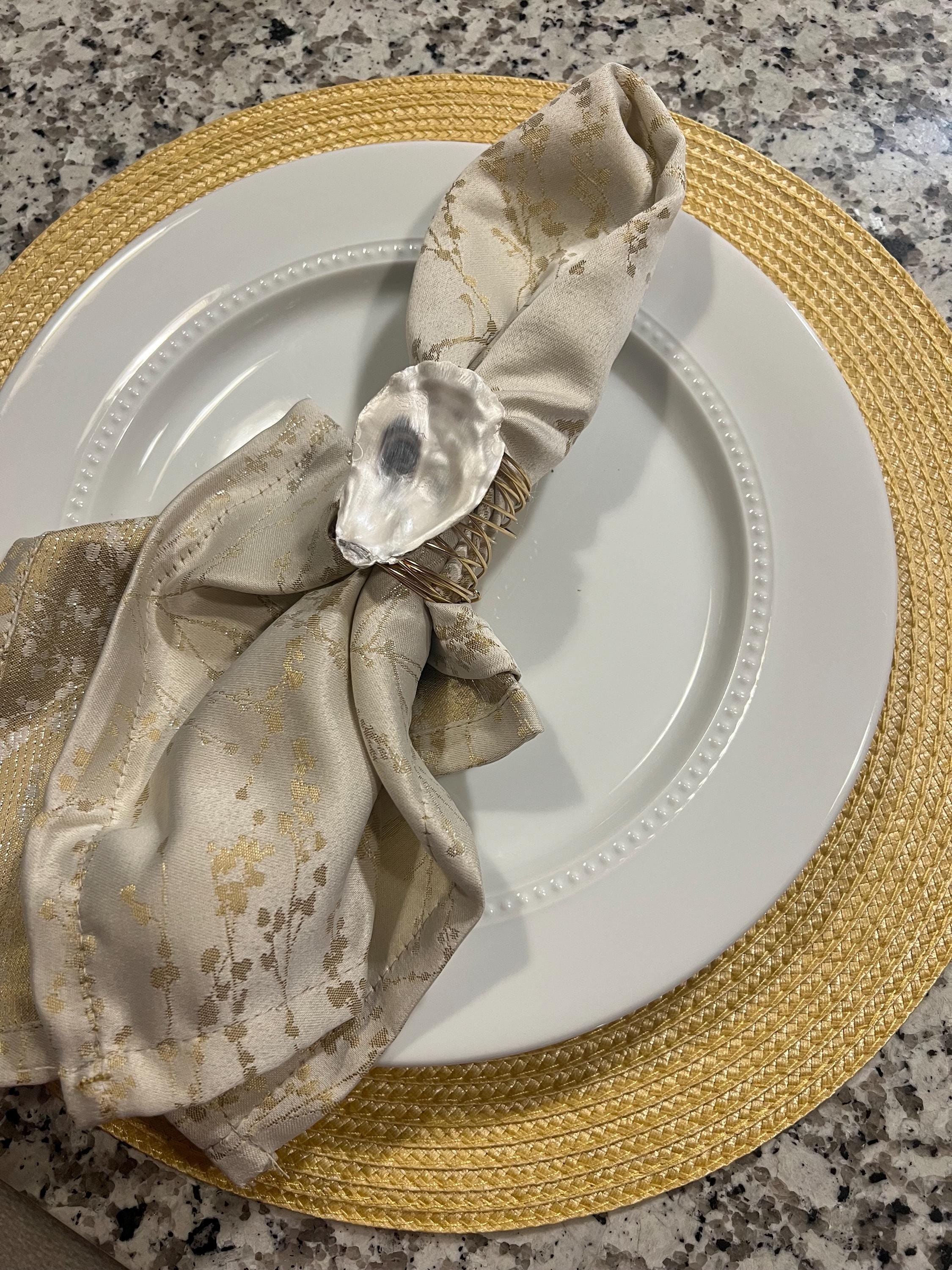 Oyster Shell Napkin Holders - Etsy