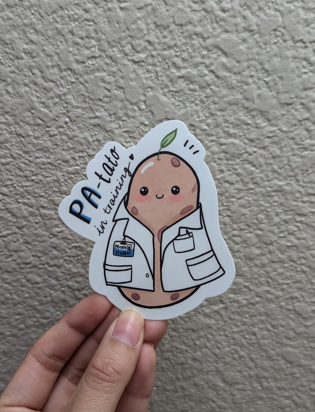 Cute Potato Pre-pa Sticker - Etsy