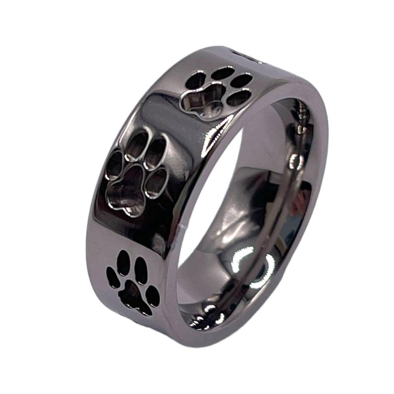 Paw Print Ring - Etsy