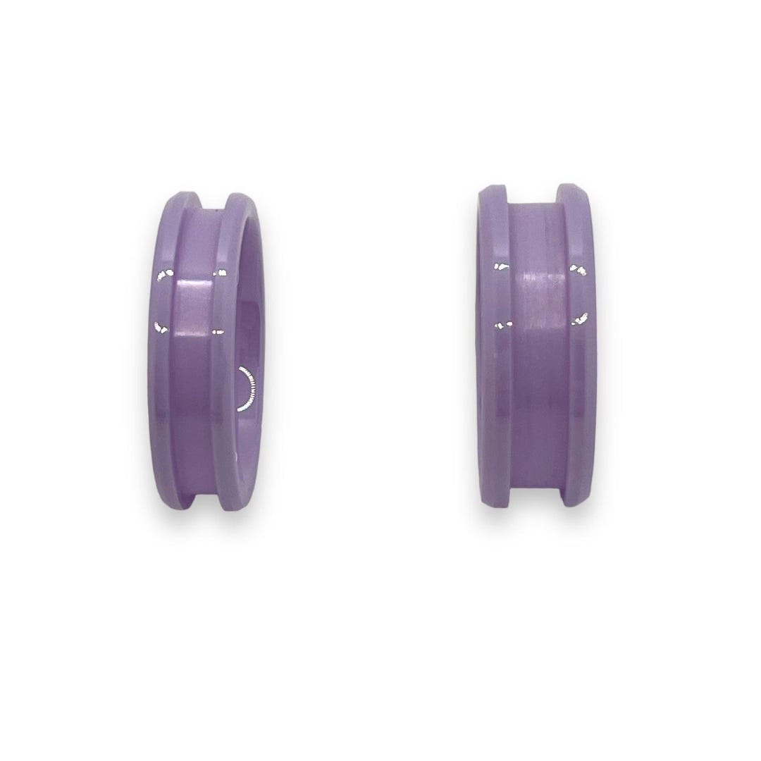 Purple Inlay Ceramic Channel Ring Core 6mm, 8mm - Etsy