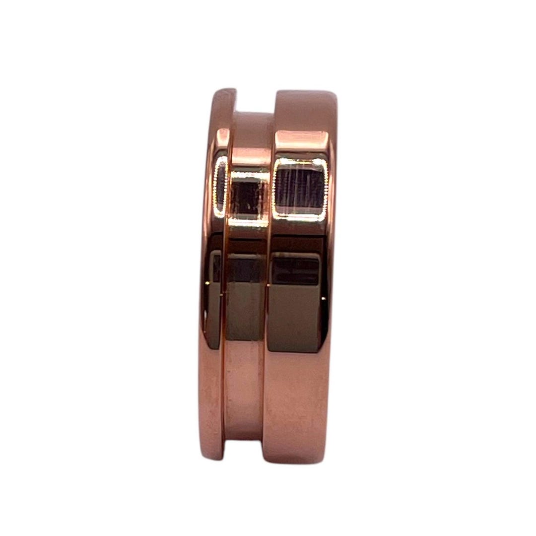 Tellurium Copper Offset Inlay Channel Ring Core - Etsy