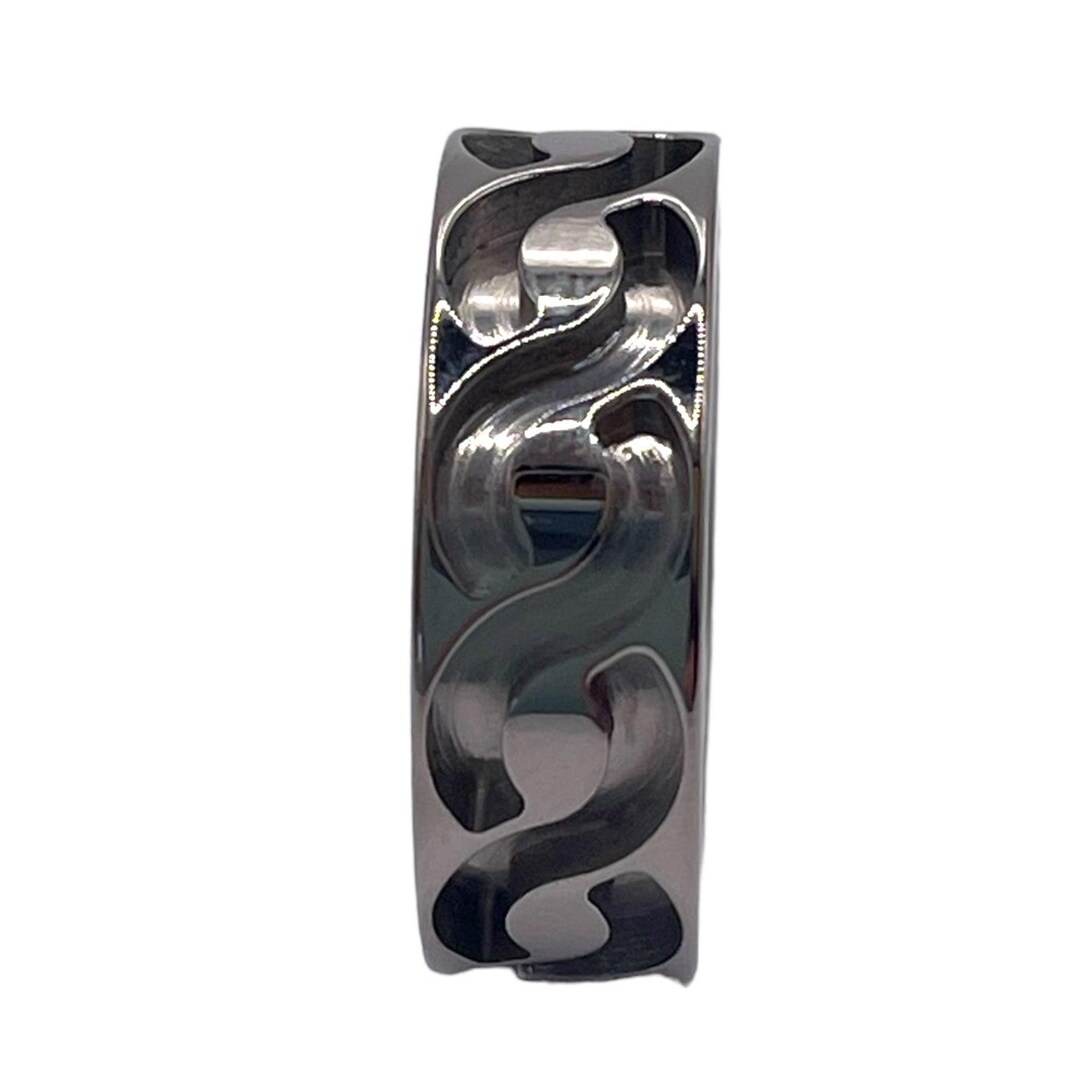 Celtic Knot / Twist Inlay Pattern Channel Titanium Ring Core - Etsy