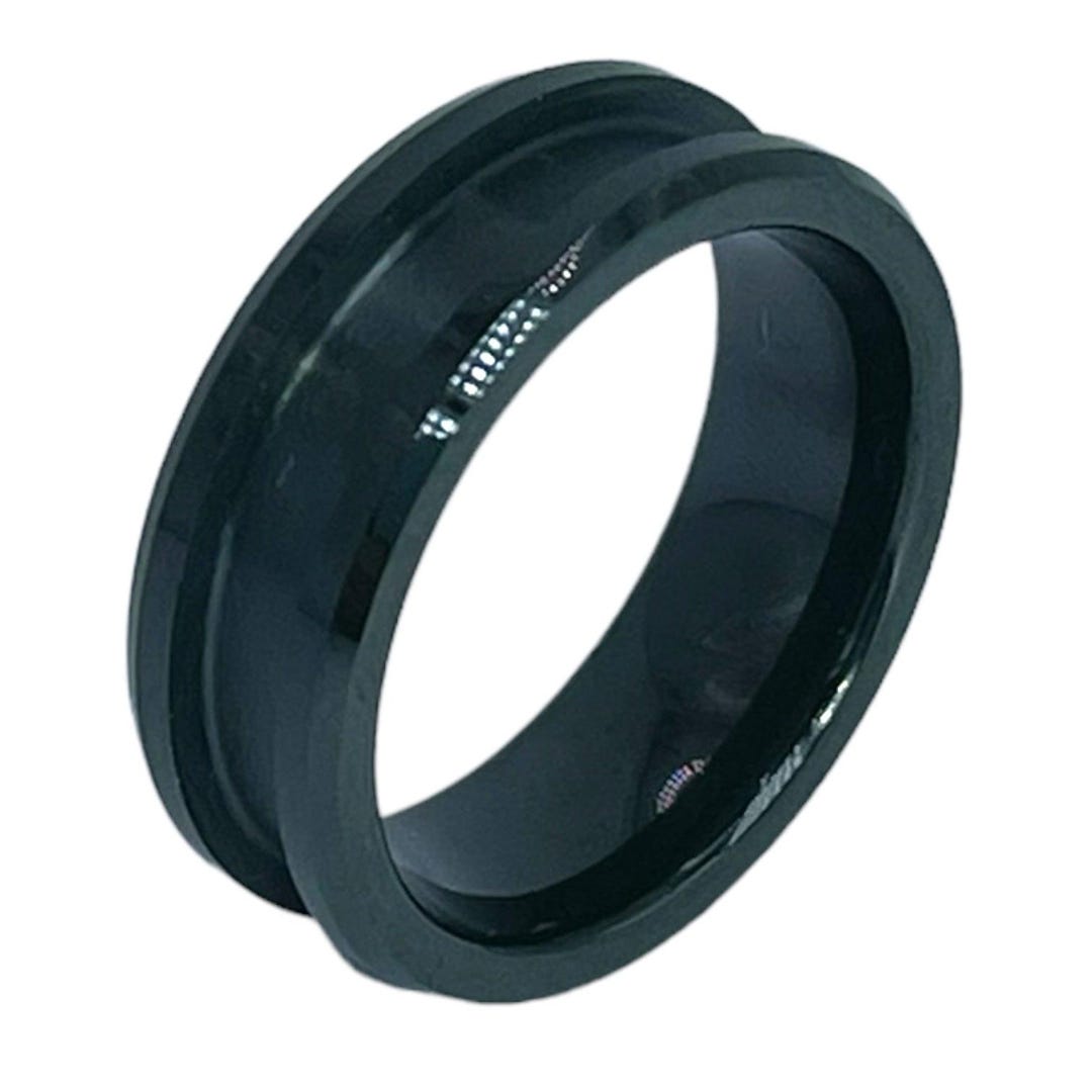Dark Green Ceramic Channel Inlay Ring Cores - Etsy