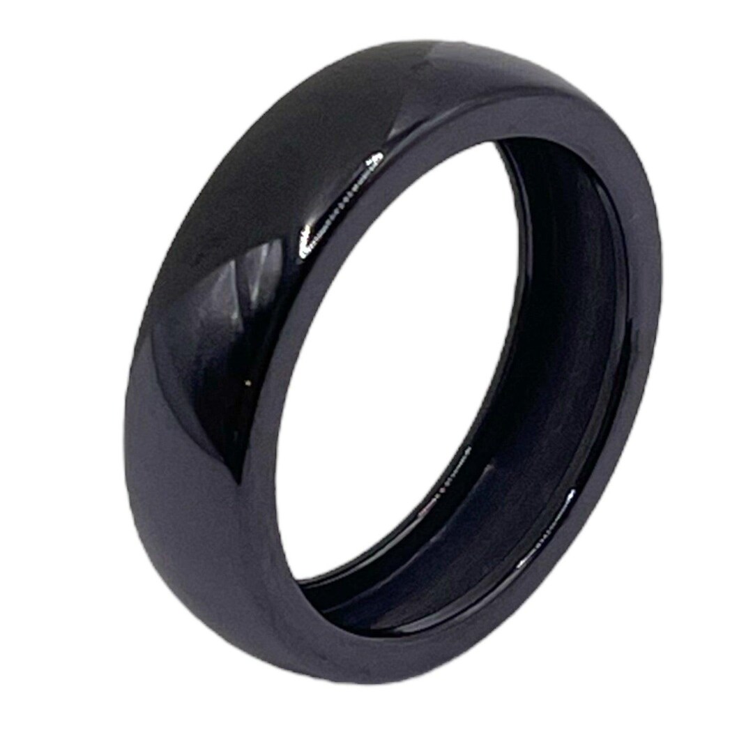 Inside Channel Black Ceramic Ring Core - Etsy