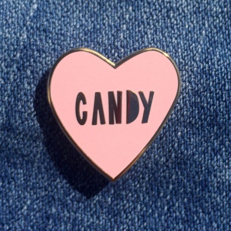 Candy Enamel Pin - Etsy