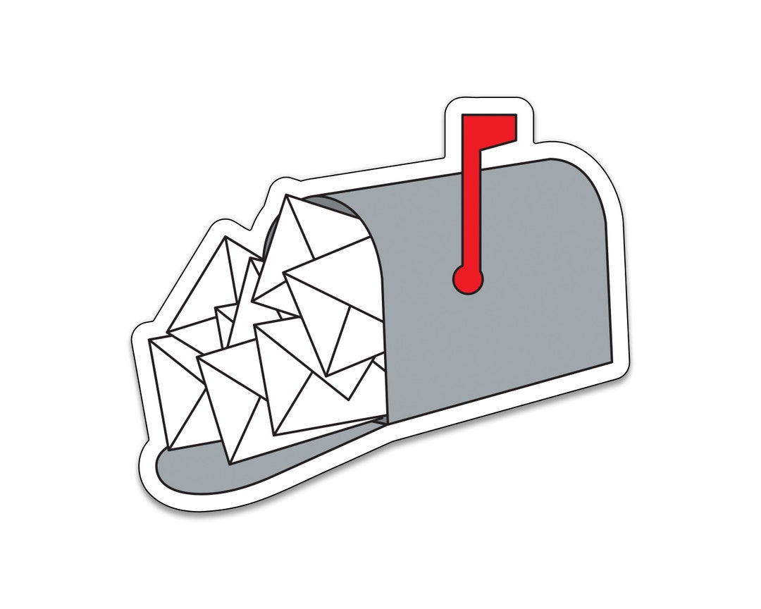 Mailbox - 3" Vinyl Die Cut Sticker - SKU ST-936 - Durable, Weatherproof ...