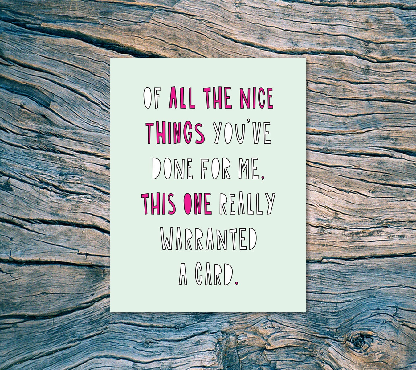 All the Nice Things A2 Folded Note Card & Envelope SKU 393 - Etsy