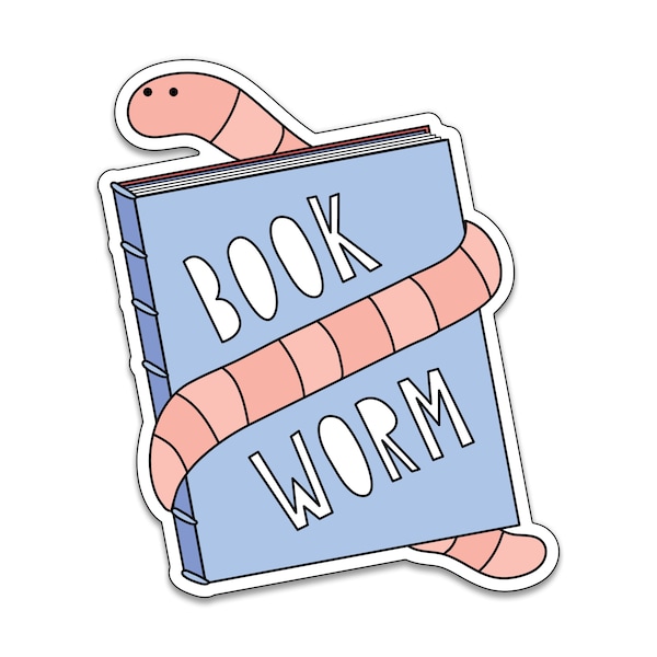 Bookworm Die Cuts - Etsy