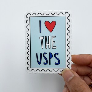 I Love the USPS - 3" Vinyl Die Cut Sticker - SKU ST-941 - Durable ...