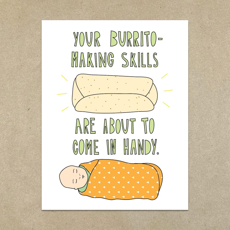 Burrito Card - Etsy