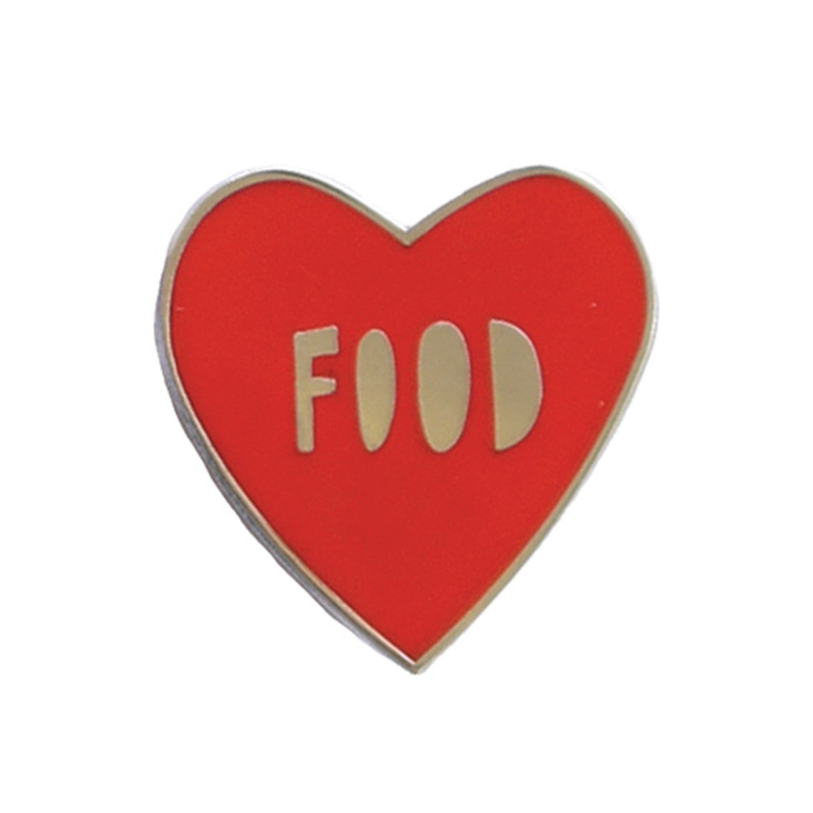 Food Heart 1 Hard Enamel Pin I Love Food SKU - Etsy