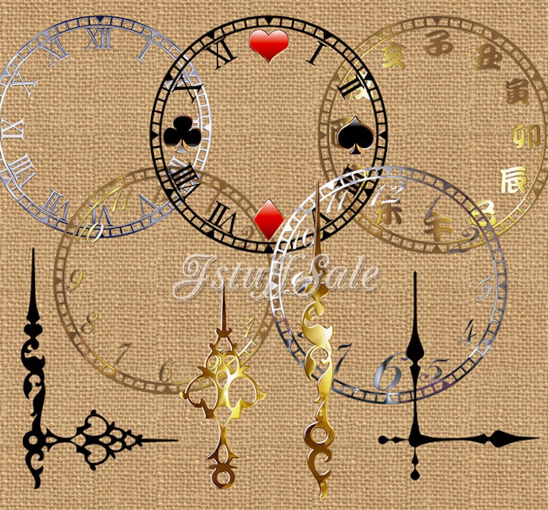 Clock Face Digital Clipart - Transparent Background Png Files - 33 ...