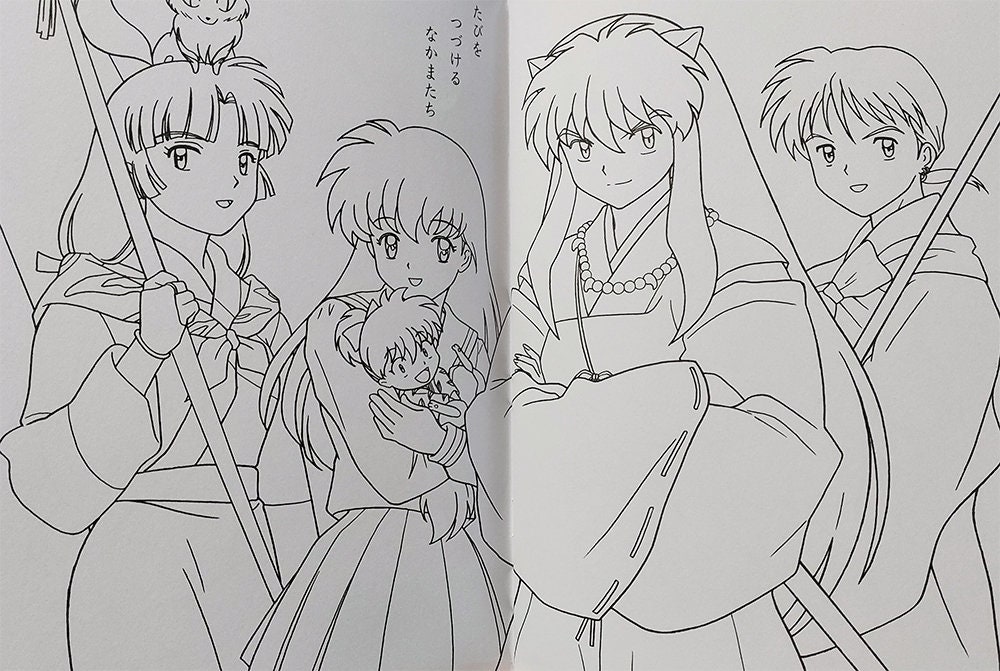 Anime Free Inuyasha Coloring Pages