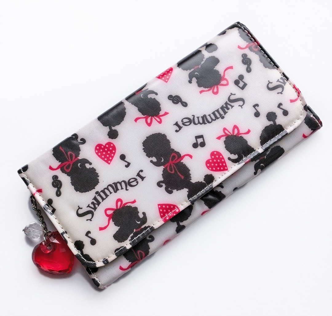 Swimmer Long Wallet poodle - Etsy