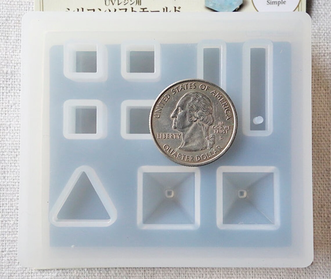 Semi Transparent Silicone Soft Mold for UV Resin and Clay | Etsy