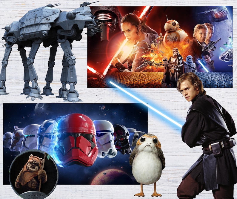 Star Wars PNG Clipart Bundle, Star Wars Png - Etsy