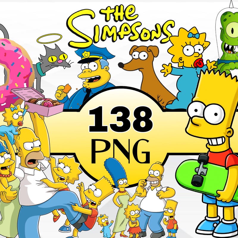 The Simpsons Cricut - Etsy UK