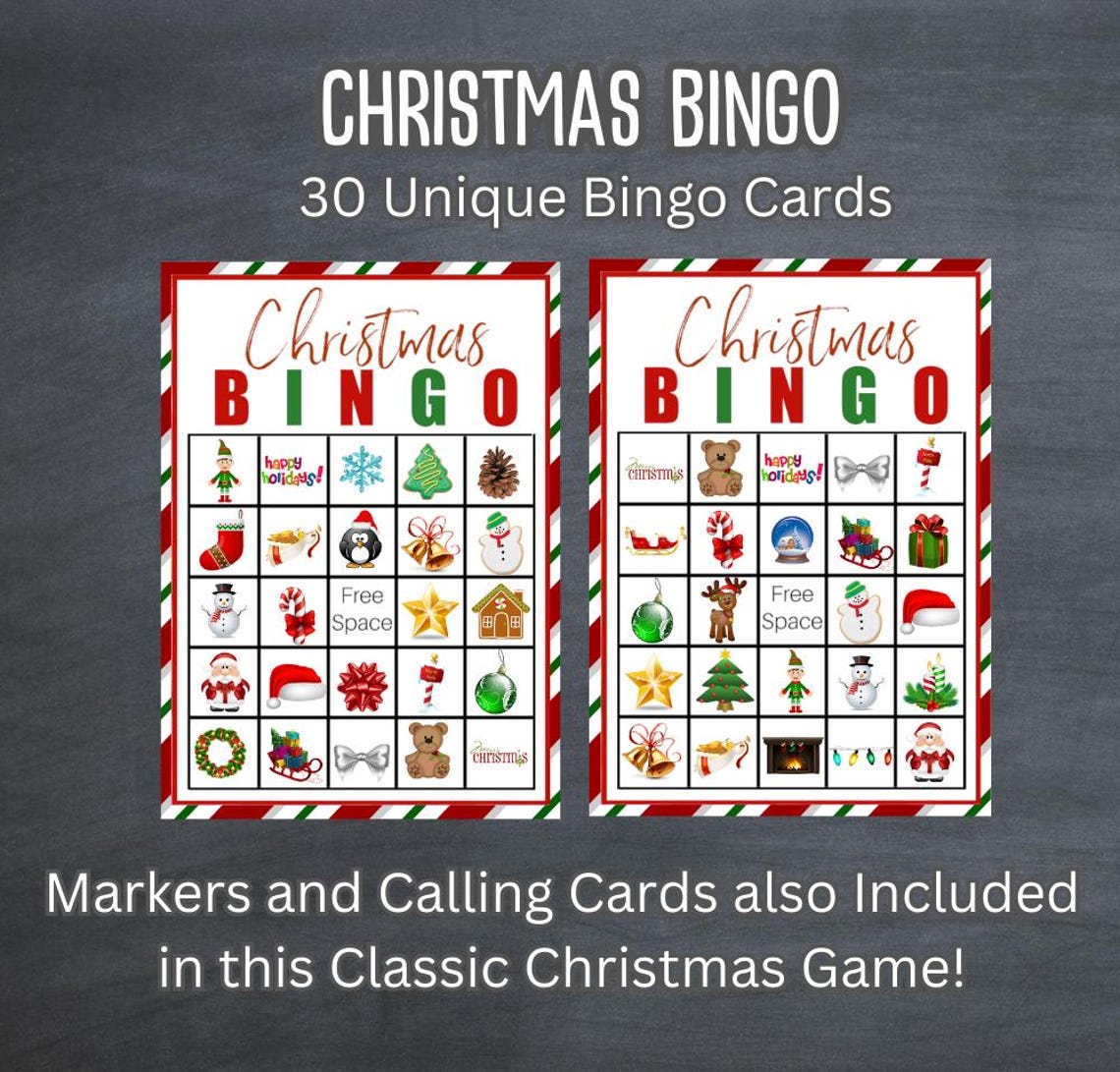 Christmas Party Games, Holiday Game Bundle, Printable Christmas Games ...
