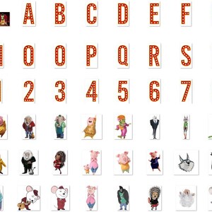 Sing Clipart, Sing PNG Bundle, Digital Files for Sing Birthday, Shirt ...