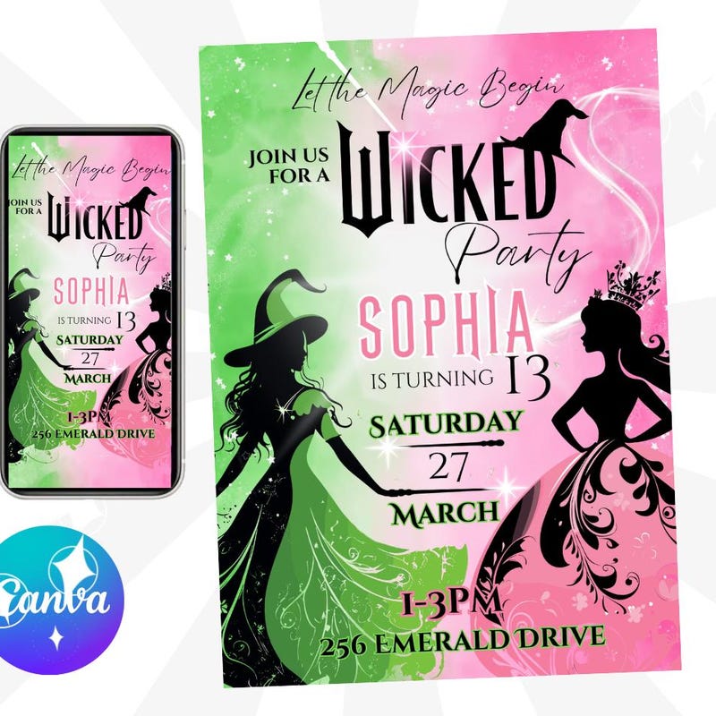 Wicked the Movie Party Decorations - Etsy