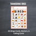 Thanksgiving Party Games, Holiday Game Bundle, Printable Thanksgiving ...