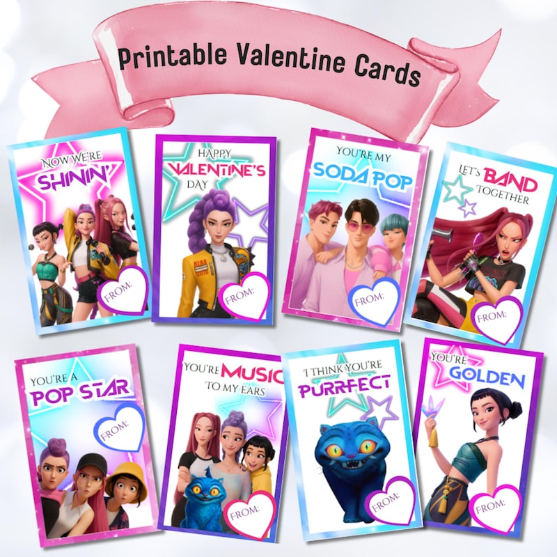 Kpop Valentine Soda - Etsy