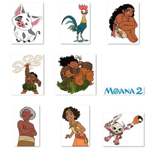 Moana SVG Bundle, Moana 2 SVG PNG Clipart Bundle, Layered Svg Bundle ...