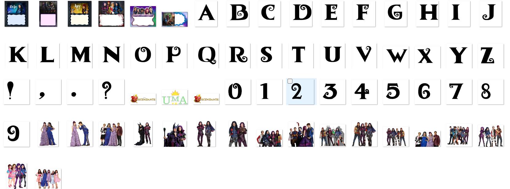 Descendants Clipart Bundle, Descendants PNG Bundle, Villains Png ...