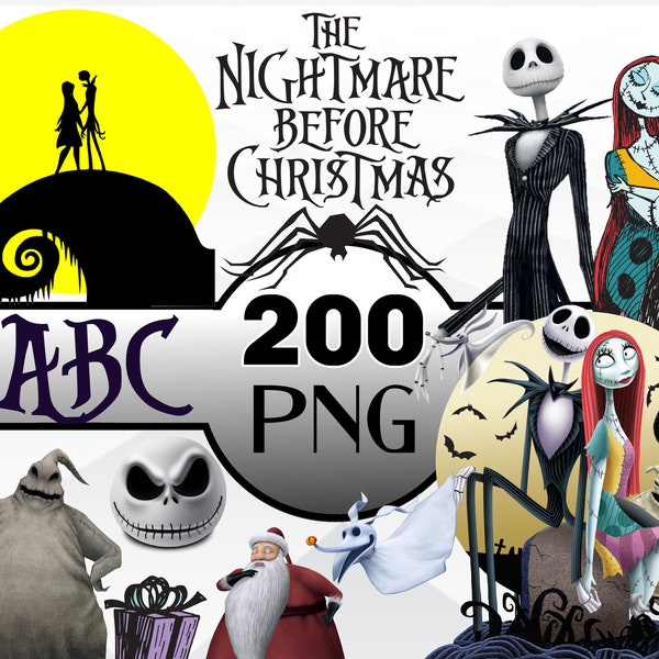 Nightmare Be Christmas Png - Etsy