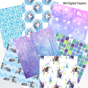 Frozen Clipart, Frozen SVG PNG, Frozen Paper, Elsa Anna Olaf PNG Svg ...