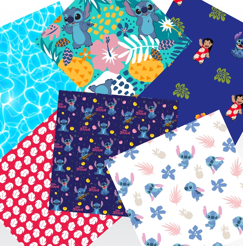 Lilo and Stitch Clipart Bundle, Stitch SVG Png, Stitch Paper, Lilo and ...