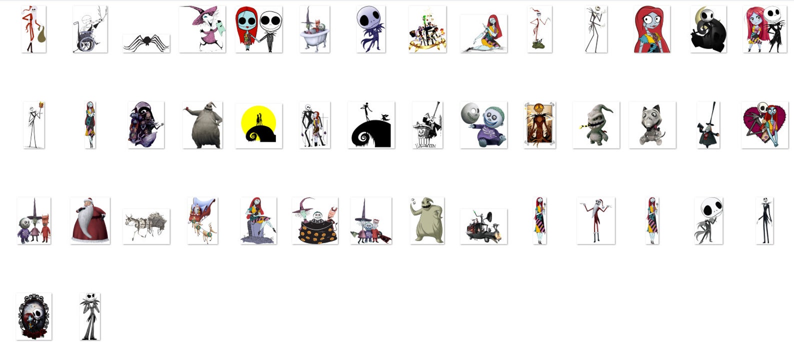 Nightmare Before Christmas Clipart Bundle, Nightmare Before Christmas ...